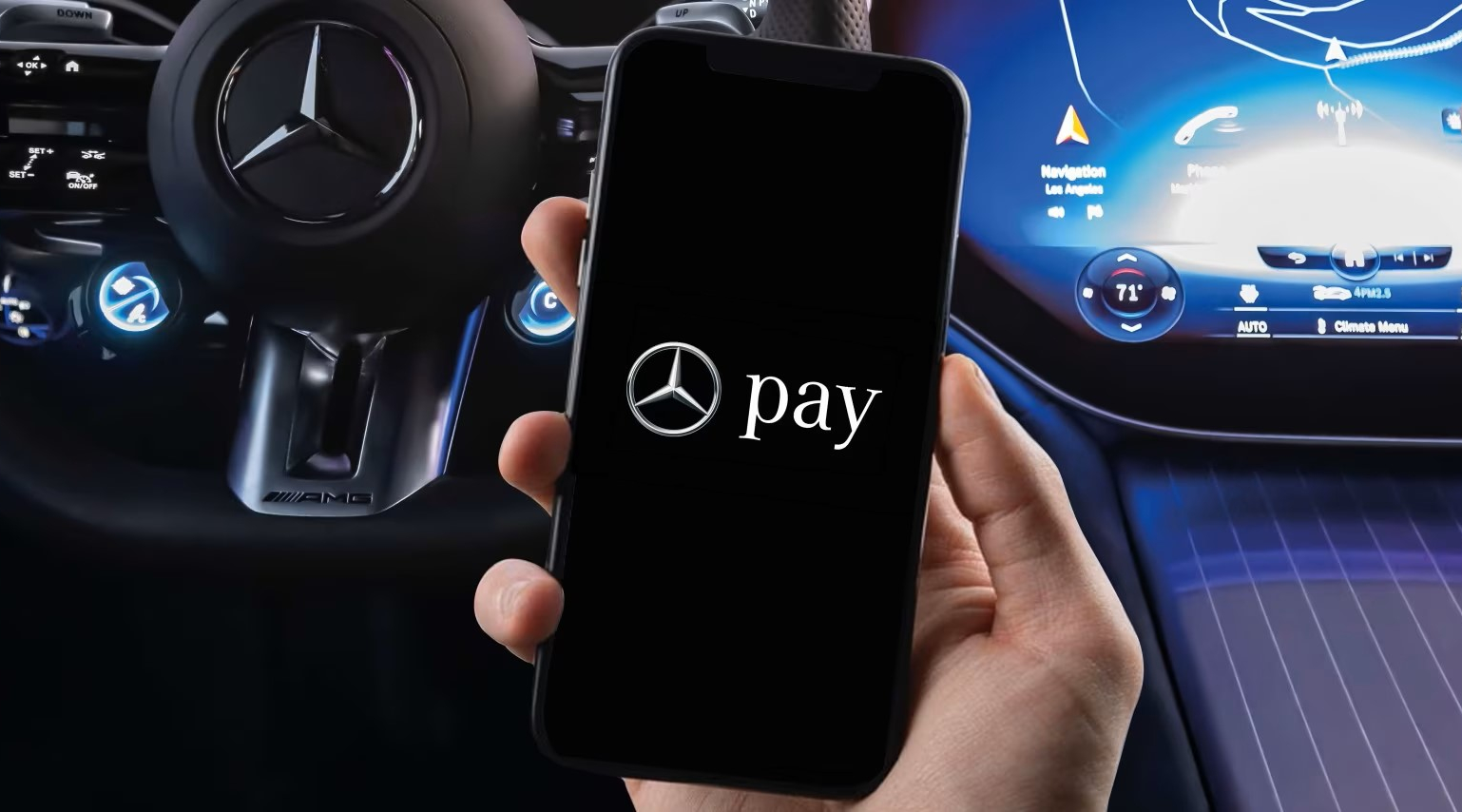 Mercedes pay+: Turning the car into a payments device